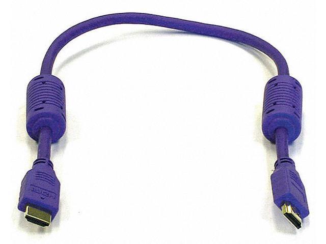 Click here for Monoprice HDMI High Speed Cable - 1.5 Feet - Purpl... prices
