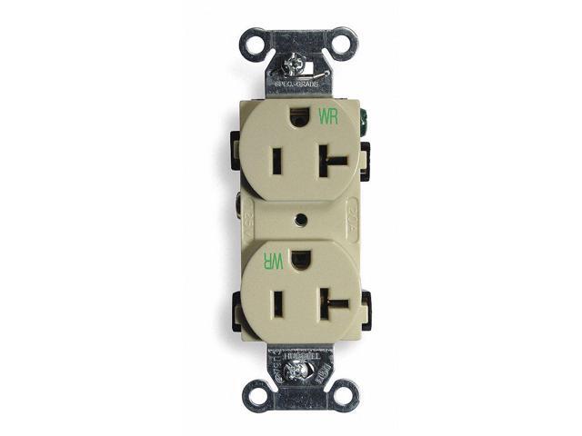 Click here for HUBBELL WIRING DEVICE-KELLEMS BR20IWR 20A Duplex R... prices