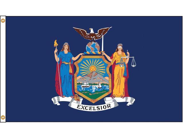 Click here for ANNIN FLAGMAKERS 143880 New York Flag  5x8 Ft Nylo... prices