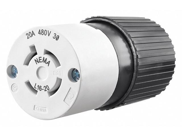 Click here for Bryant Locking Connector Black/White 480VAC 71620N... prices