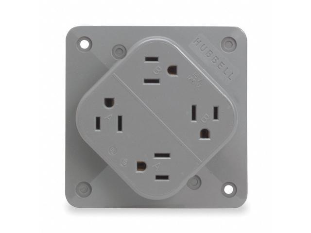 Click here for 15  Commercial  Receptacle  Gray  No Tamper Resist... prices