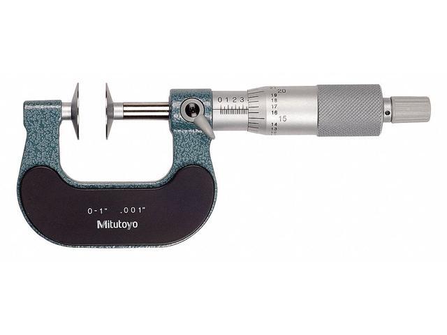 Click here for MITUTOYO 123-125 Disk Micrometer 0 to 1 0.001 Ratc... prices