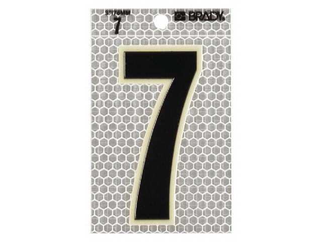 Click here for BRADY 3010-7 Ultra Reflective Numbers 7 PK10 prices