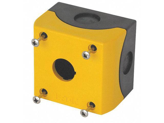 Click here for EATON M22-IY1-PG Pushbutton Enclosure 2.83 in W Pl... prices