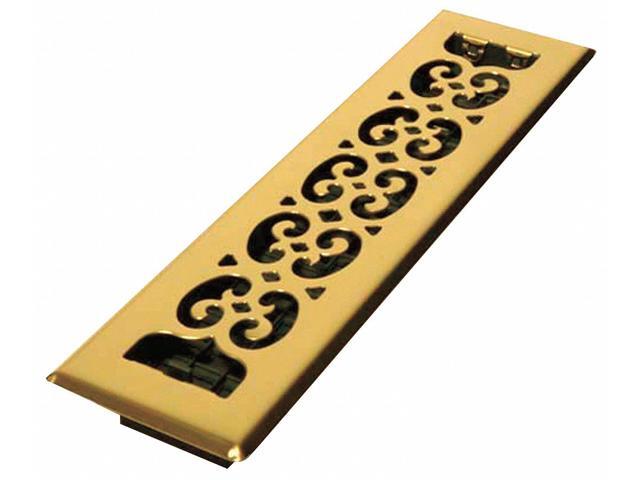 Click here for DECOR GRATES SPH214 Floor Register 3.75 X 15.5  Br... prices