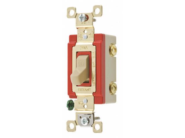 Click here for Wall Switch Ivory 20A 1-Pole Switch BRYANT 4901GLI prices