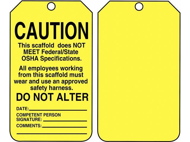 Click here for ACCUFORM TSS102CTP Caution Tag 5-3/4 x 3-1/4 PK25 prices