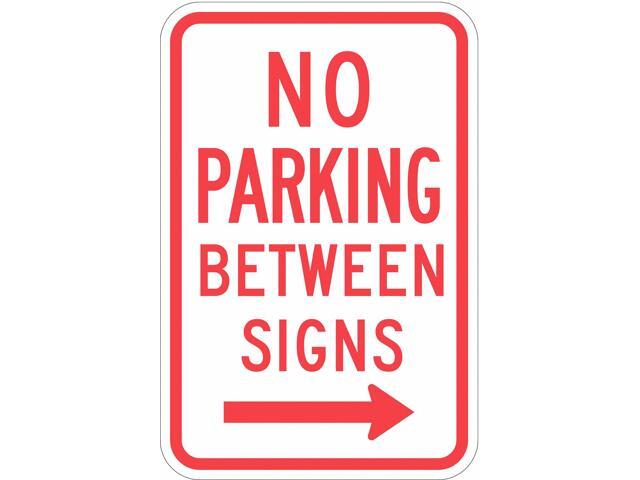 Click here for LYLE T1-1051-HI_12x18 No Parking Between Parking S... prices