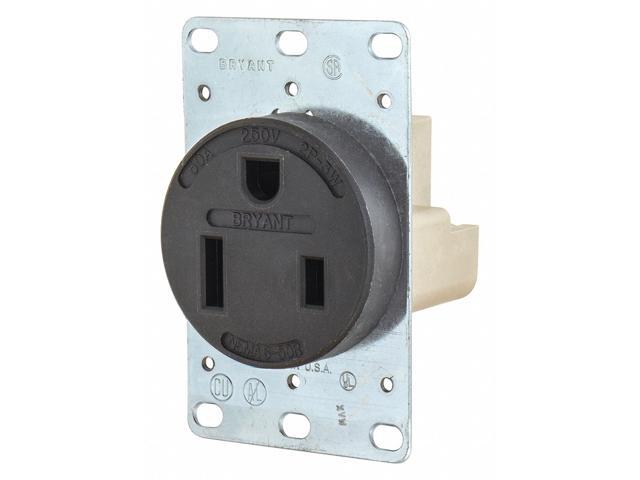 Click here for BRYANT 9650FR Straight Blade Receptacle  6-50R  50... prices