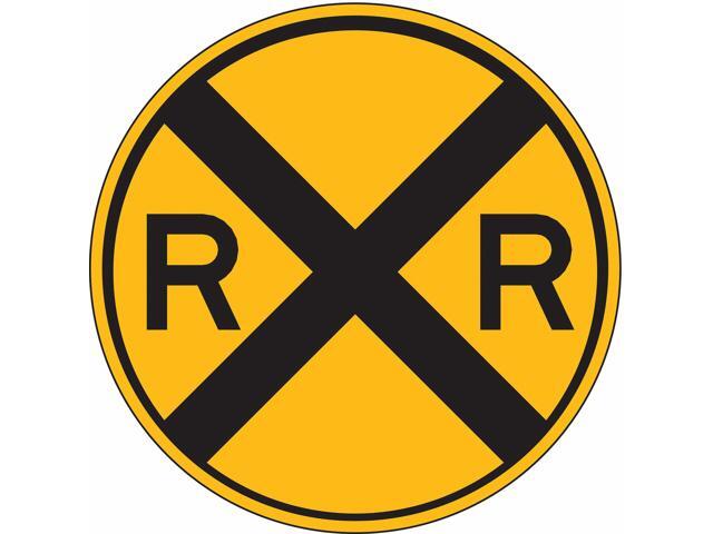 Click here for LYLE W10-1-30HA RXR Traffic Sign  30 in Height  30... prices