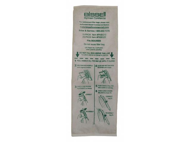 Click here for BISSELL COMMERCIAL PKBG25 Vacuum Bag  Multi-Ply  C... prices
