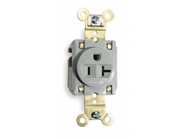 Click here for HUBBELL WIRING DEVICE-KELLEMS HBL5361GRY Straight... prices