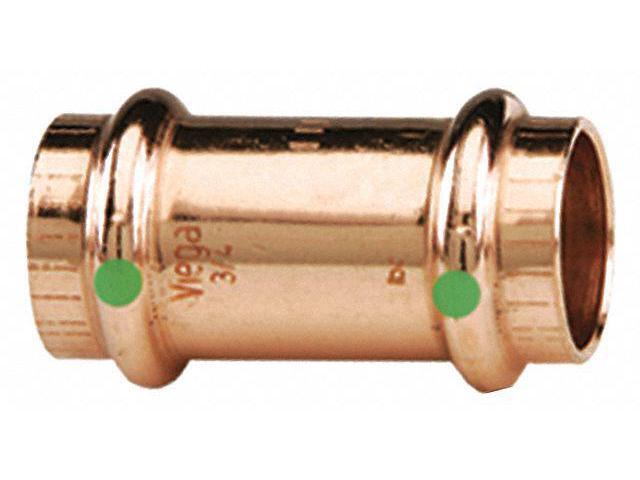 Click here for Viega ProPress 2915 Copper Coupling With Stop  3/4 prices
