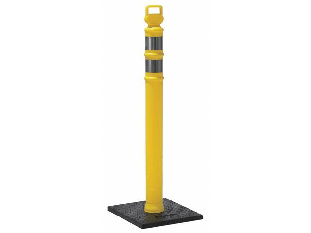 Click here for ZORO SELECT 03-747YRBC Delineator Post w/Base 45 I... prices