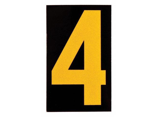 Click here for BRADY 5890-4 Reflective Numbers And Letters 4 PK25 prices