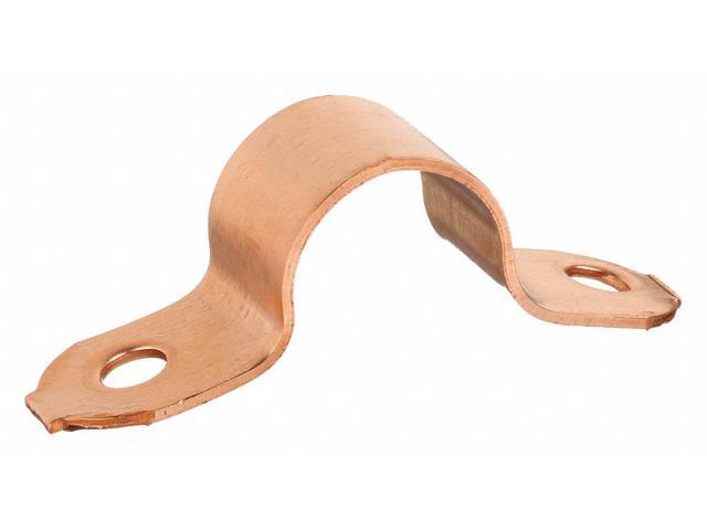Click here for ZORO SELECT U624 1/2 Copper Tube Strap  1/2  PK5 prices