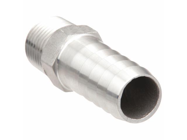 Click here for ZORO SELECT HB050-075SS 1/2 Barbed x MNPT 316 SS H... prices