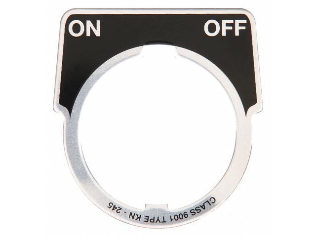 Click here for Schneider Electric 30mm 1/2 Round On-Off Legend Pl... prices