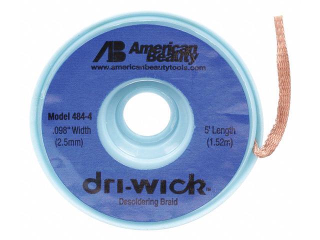 Click here for AMERICAN BEAUTY 484-4 Desoldering Braid 5 ft Blue... prices