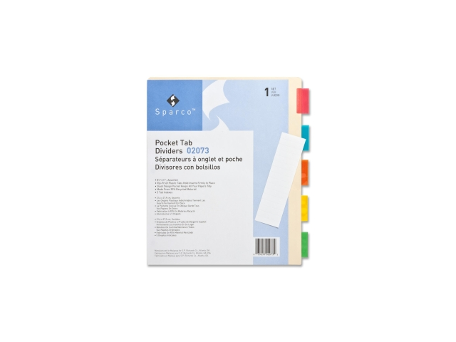 Click here for Ring Binder Dividers w/ Pocket 5-Tab 11x9 Buff Sto... prices