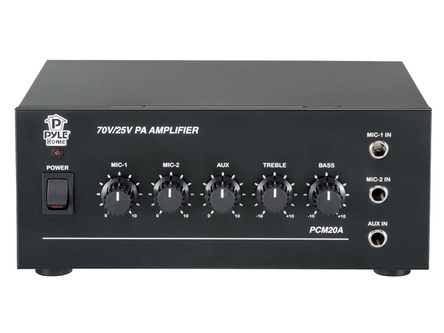 Click here for PyleHome - 40 Watt Power Amplifier w/ 25 & 70 Volt... prices