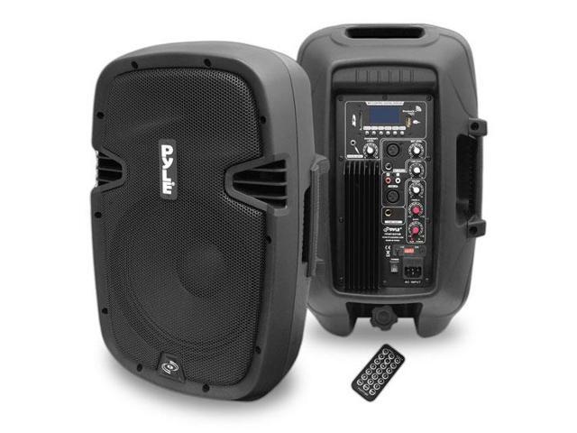 SereneLife 10-Inch Bluetooth Pa Speaker System with Usb  Fm Radio & Recording  700W - Black