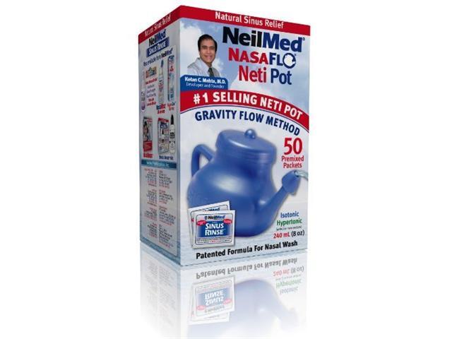Click here for NeilMed NasaFlo Unbreakable Neti Pot with 50 Premi... prices