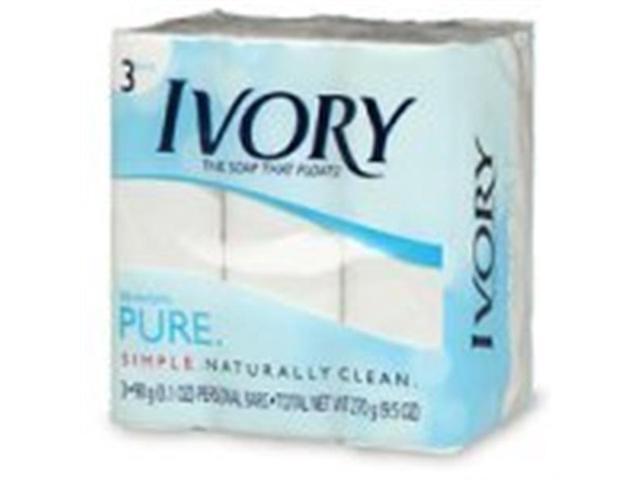 Simply Ivory Bath Bar - 3 x 3.1 oz Soap