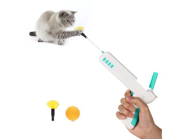 Click here for Ownpets Blue Interactive Cat Toy Gun Cat Stick Toy... prices