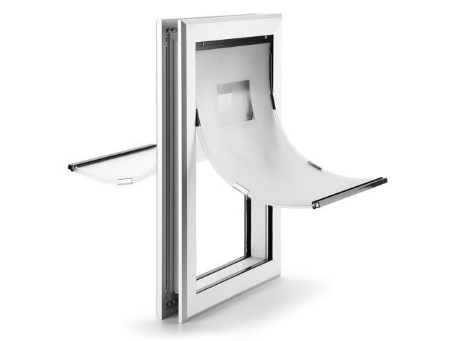 Click here for Ownpets Double-Flaps Aluminum Pet Door Larger Size... prices