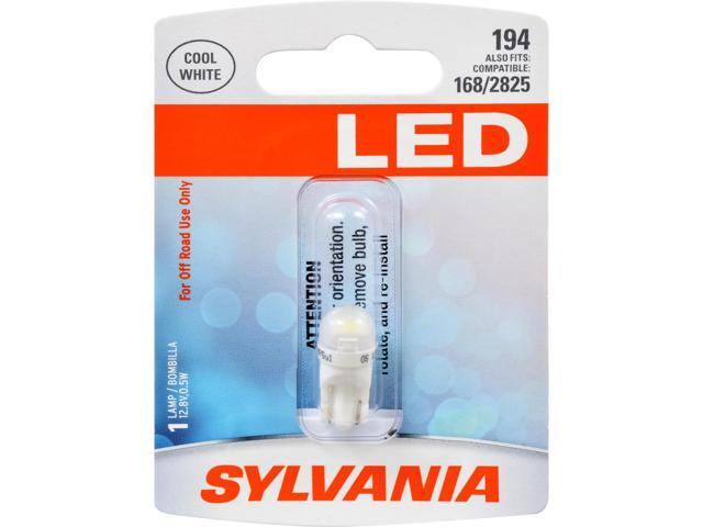 Click here for SYLVANIA 194 T10 W5W White LED Automotive Bulb prices