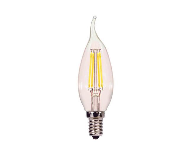 Click here for Satco 4w CA11 Flame LED Filament E12 Candelabra ba... prices