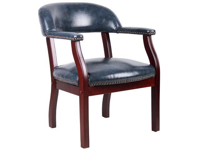 Boss Office Products Captains Guest Chair - Blue