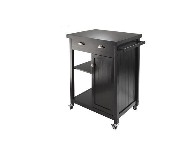 Click here for Winsome Wood 20727 Timber Kitchen Cart  Black prices