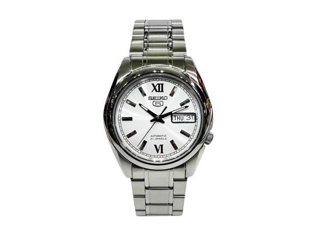 Click here for Seiko 5 #SNKL51K1 Mens Stainless Steel Silver Dial... prices
