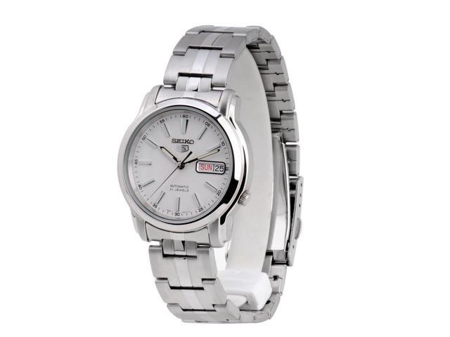 Click here for Seiko 5 Silver Watch SNKL75K1 prices