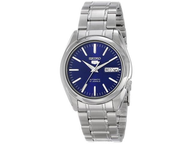 Click here for Seiko 5 #SNKL43K1 Mens Stainless Steel Blue Dial S... prices