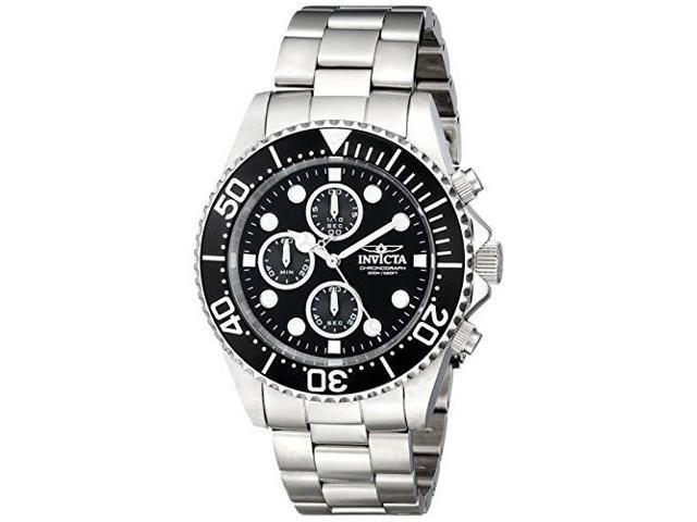 Click here for Invicta Mens 1768 Pro Diver Quartz Chronograph Bla... prices