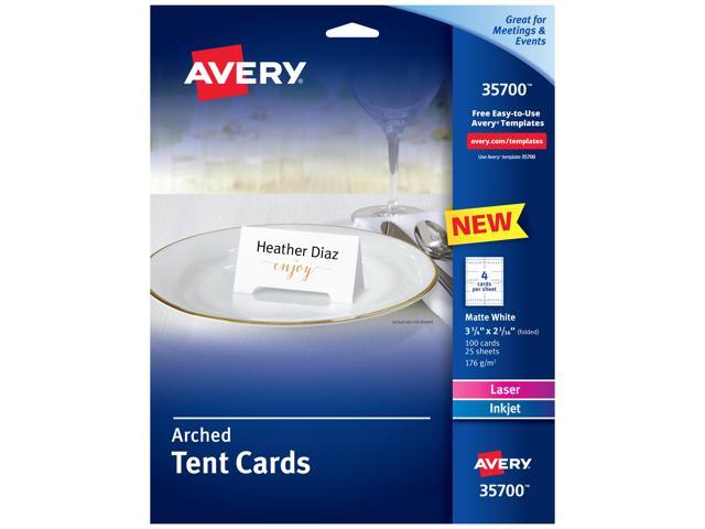 Click here for Avery Arched Die-Cut Tent Cards 2-1/16 x 3-3/4  65... prices