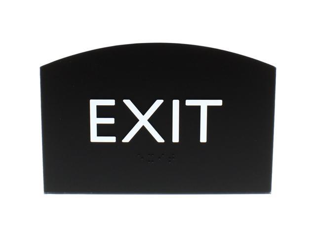Click here for Lorell Exit Sign  4-1/2 x 6-4/5 x 1/2  Black  Each... prices