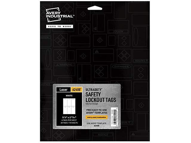 Click here for Avery UltraDuty Printable Lock Out Tag Out Blank W... prices