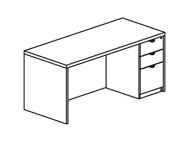 Click here for Lorell PD3672RSPGE Prominence 2.0 Right Pedestal L... prices