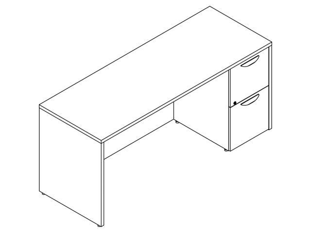 Click here for Lorell PC2466RGE Prominence 2.0 Gray Elm Laminate... prices