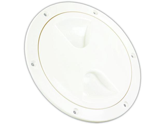 Click here for JR Products 31005 Access/Deck Plate - 4  White prices