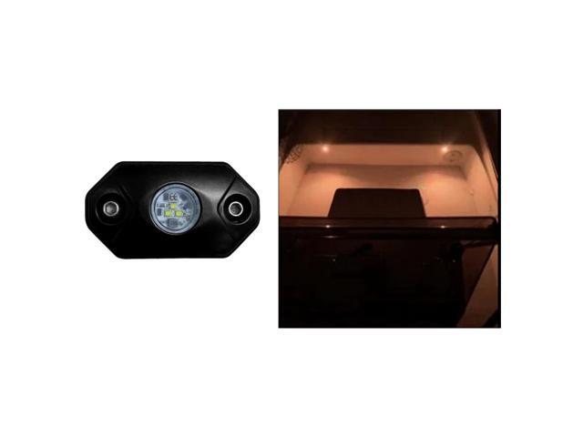 Click here for Black Oak Rock Accent Light - Amber - Black Housin... prices