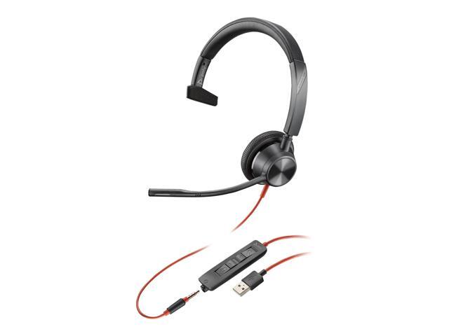Click here for Poly Blackwire 3315 USB-A Headset TAA - Mono - Min... prices