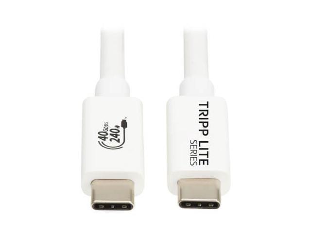 Click here for Tripp Lite USB4 40Gbps Cable (M/M) USB-C  8K 60 Hz... prices
