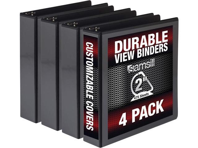 Click here for Samsill Durable 2 View D-Ring Binder  Black  Set o... prices