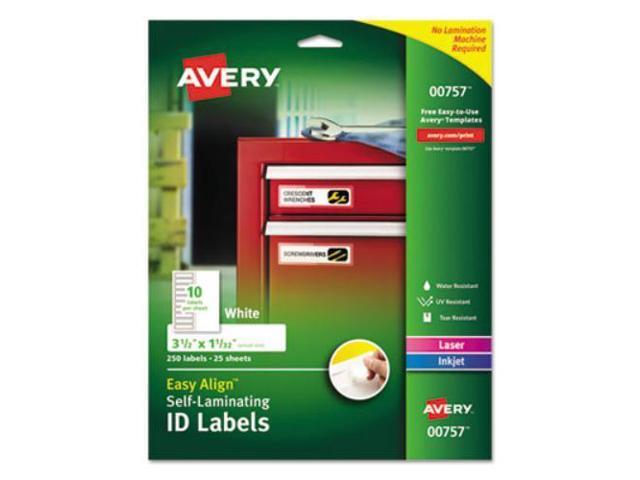 Click here for Avery Easy Align Self-laminating Id Labels - 250 L... prices