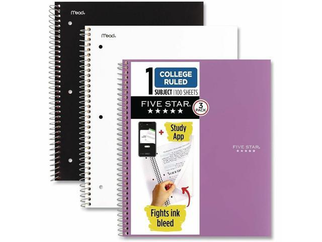 Click here for Five Star Wirebound Notebook 2-Pockets College Rul... prices